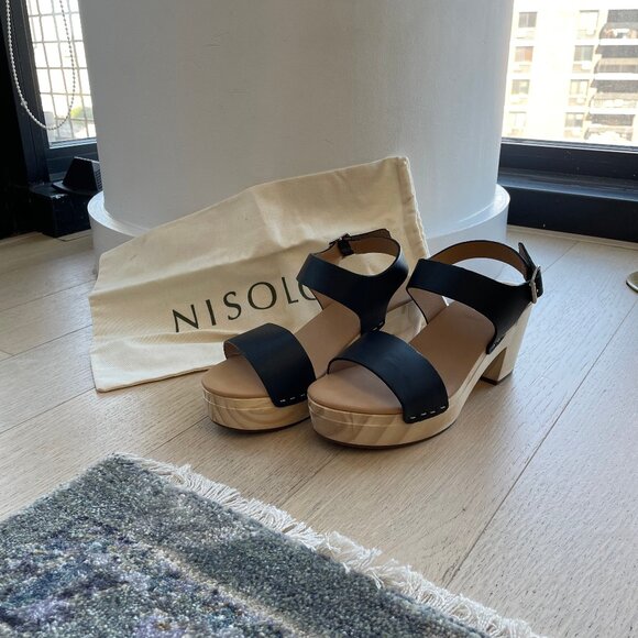 Nisolo | Shoes | Nisolo Black Leather Clogs Size 75 Brand New | Poshmark
